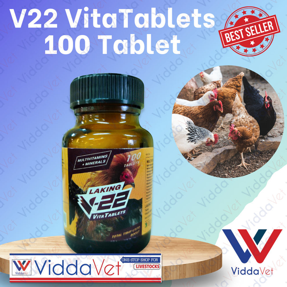 Laking V22 VitaTablets 100 Tablets - Complete Livestock Vitamin ...