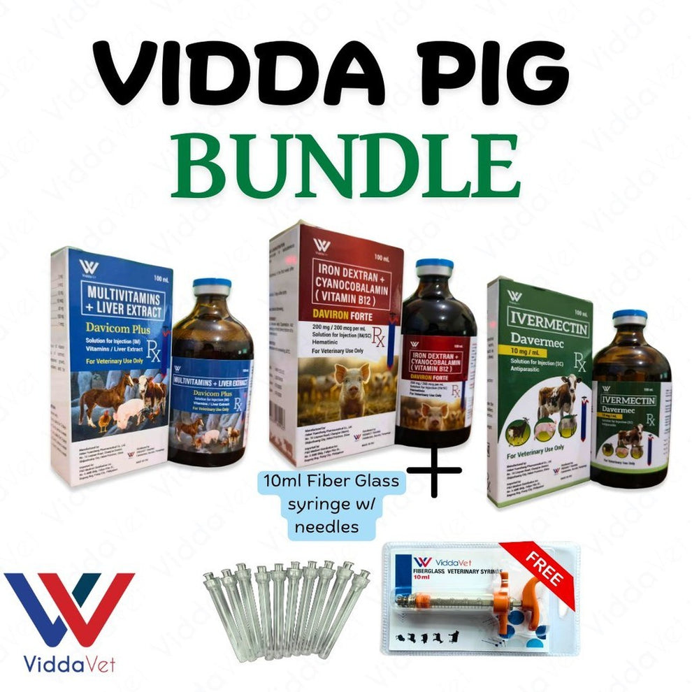 Vidda Pig Bundle (5-in-1) - Complete Swine Health Solution | Viddavet ...
